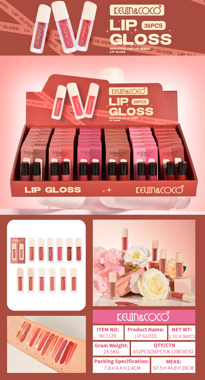 Kit Labial Liquido*2 KEVIN&COCO REF:KC1129 – LC beauty